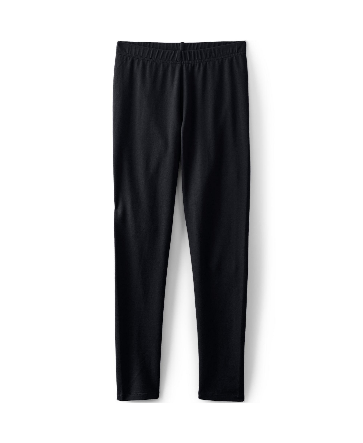 Click here for Lands End Girls Tough Cotton Legging - Black prices