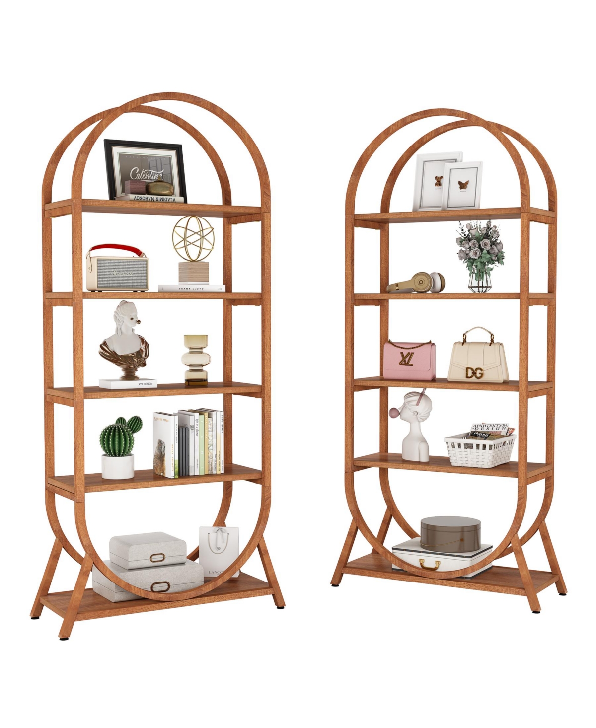 Click here for Tribesigns 5-Tier Open Bookshelf  70.8 Tall Arched... prices