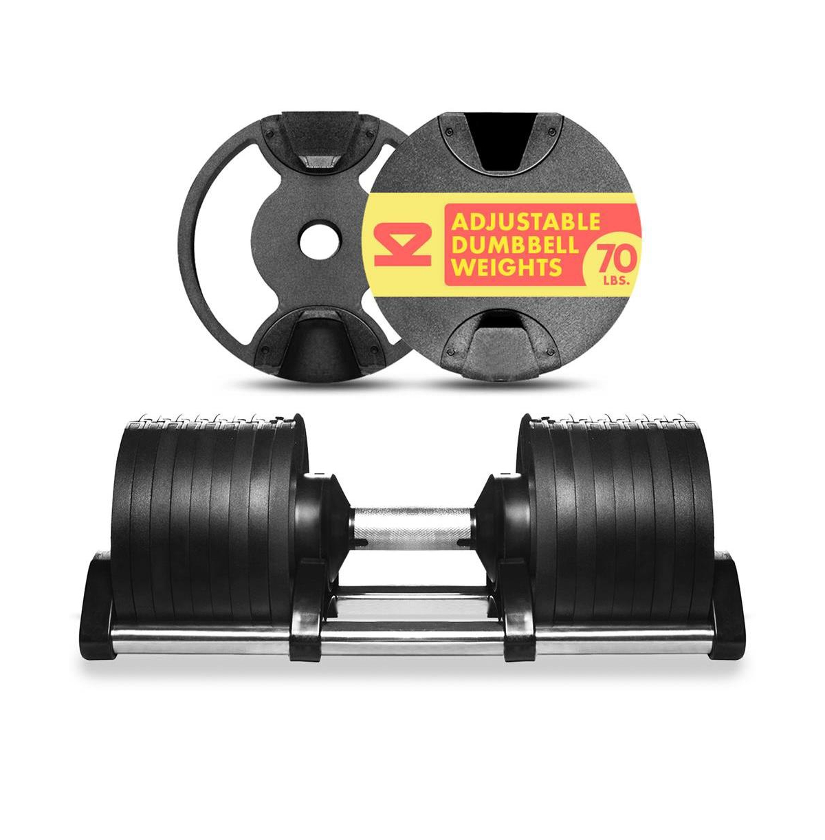 Click here for Squatz 70 Lbs Adjustable Dumbbell Weight Set With... prices