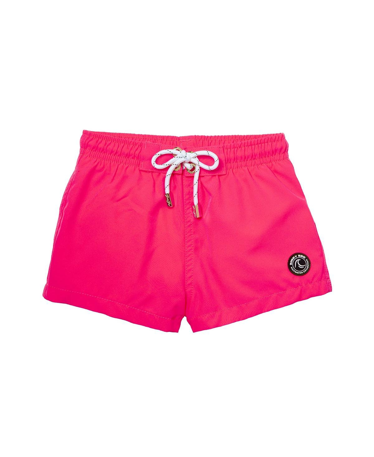 Click here for BinkyBro Boys Black Mentawai Swimmie - Bright pink prices