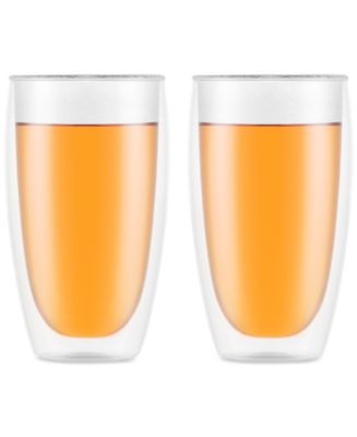 Bodum Pavina Double-Walled Glass Tumblers, Set of 2 - Macy's