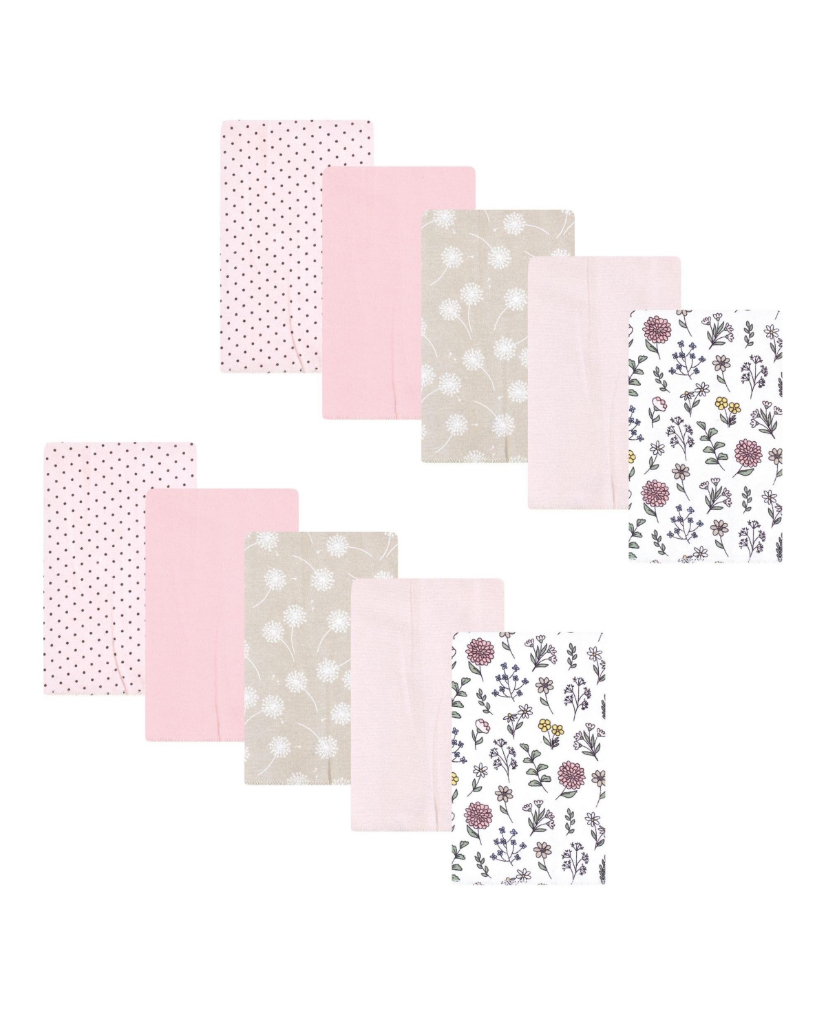 Click here for Hudson Baby Girls 10-Piece Flannel Cotton-Poly Bur... prices