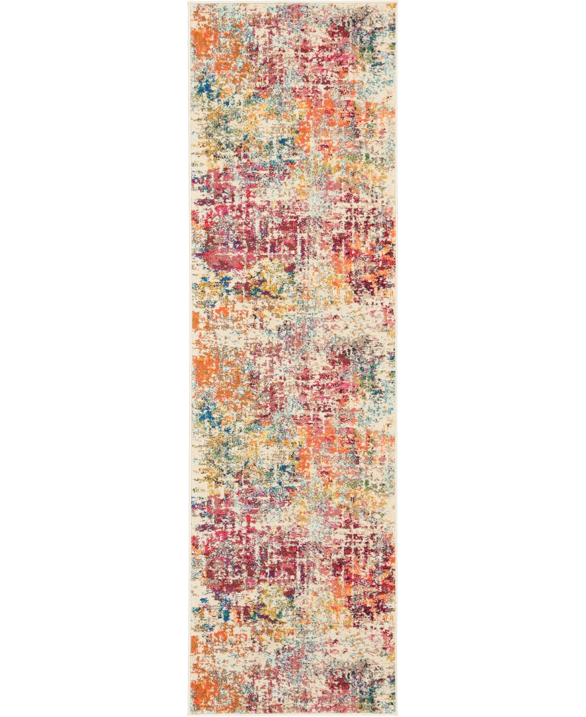 Nourison Home Celestial CES13 2x6 Runner Area Rug - Pink/Multi