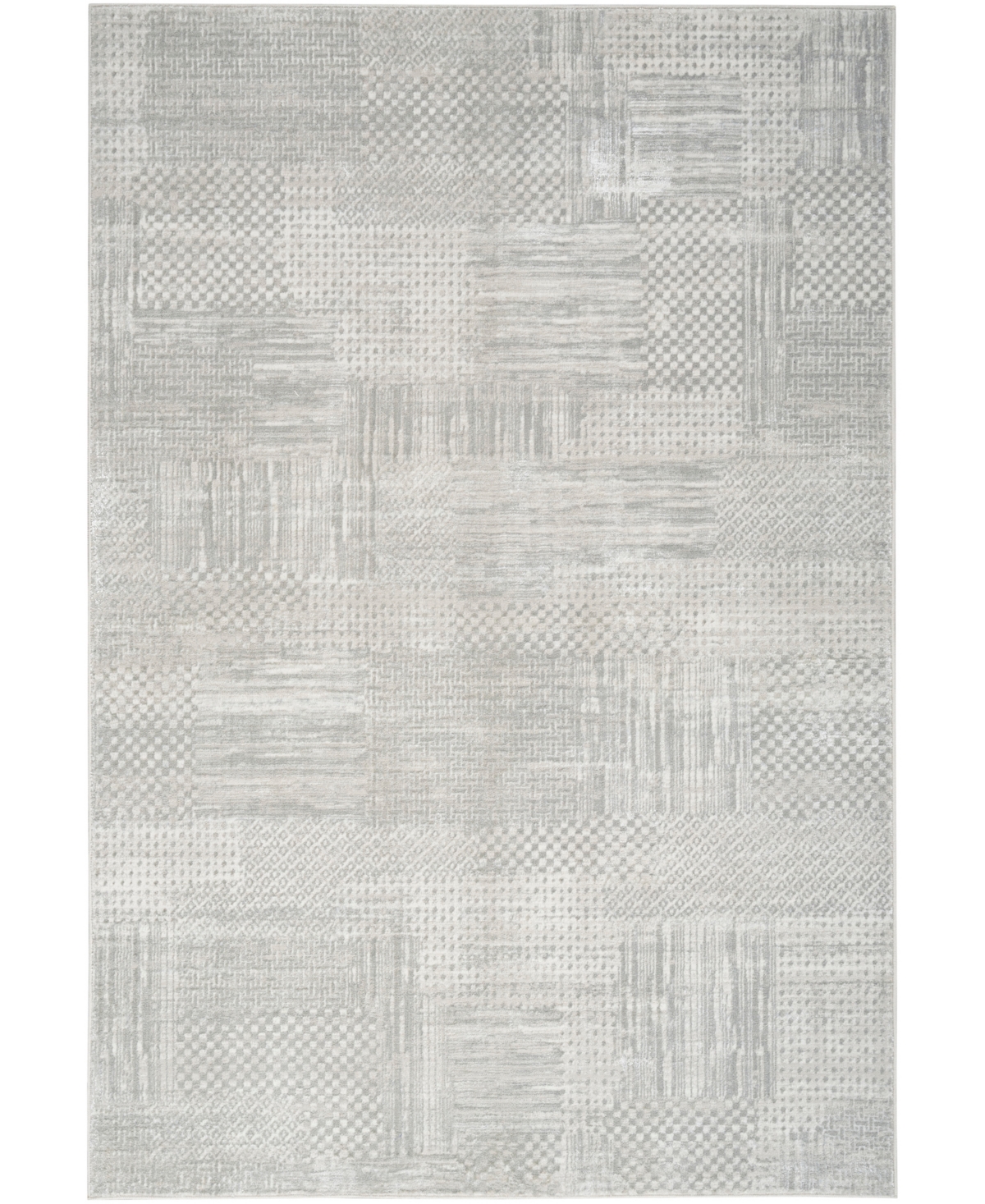 Click here for Nourison Home Glitz GLZ09 53x73 Area Rug - Silver prices