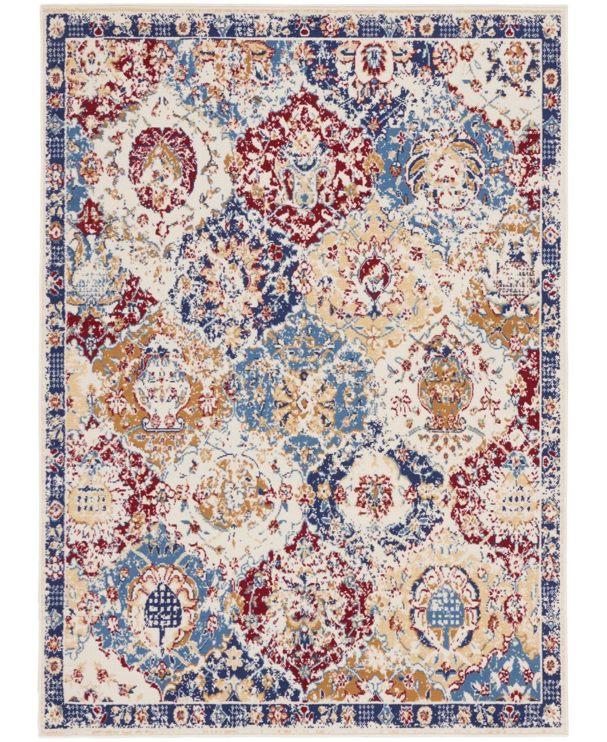 Click here for Nourison Home Grafix GRF31 39x59 Area Rug - Blue/M... prices