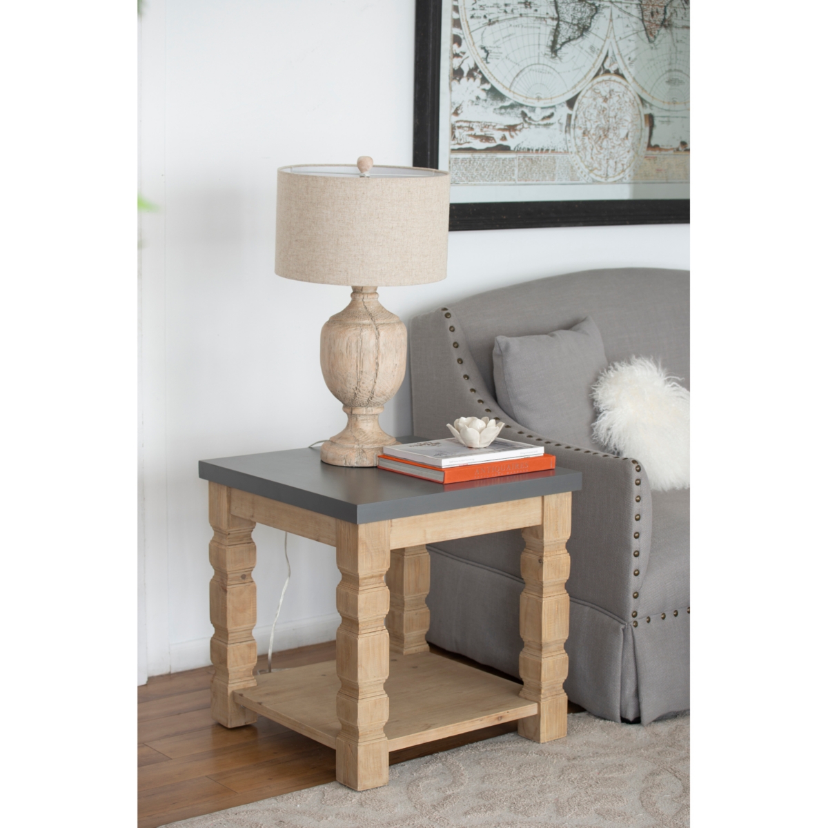 Click here for Streamdale Furniture 23.8x23.8x24 Side Table - Bro... prices