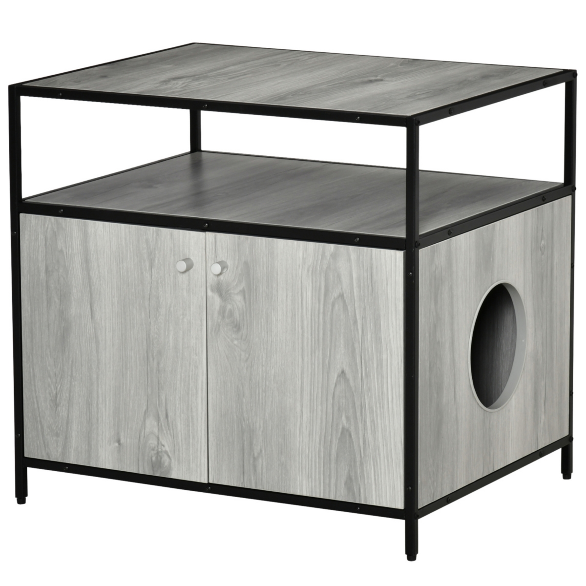 Click here for Wooden Cat Litter Box Enclosure  Hidden Kitten Was... prices