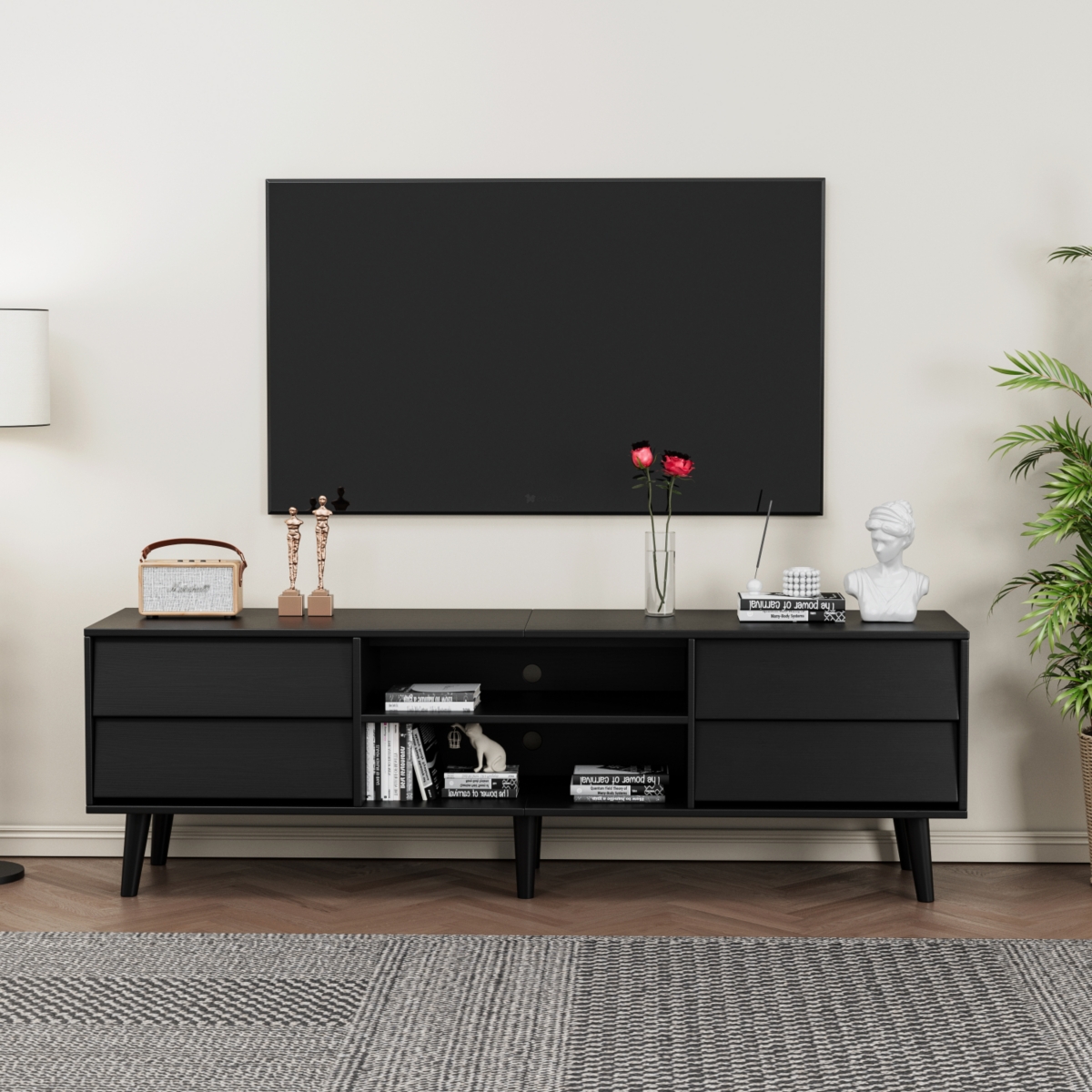 Click here for 63 Inch Tv Stand Features Vintage-style and Bevel... prices