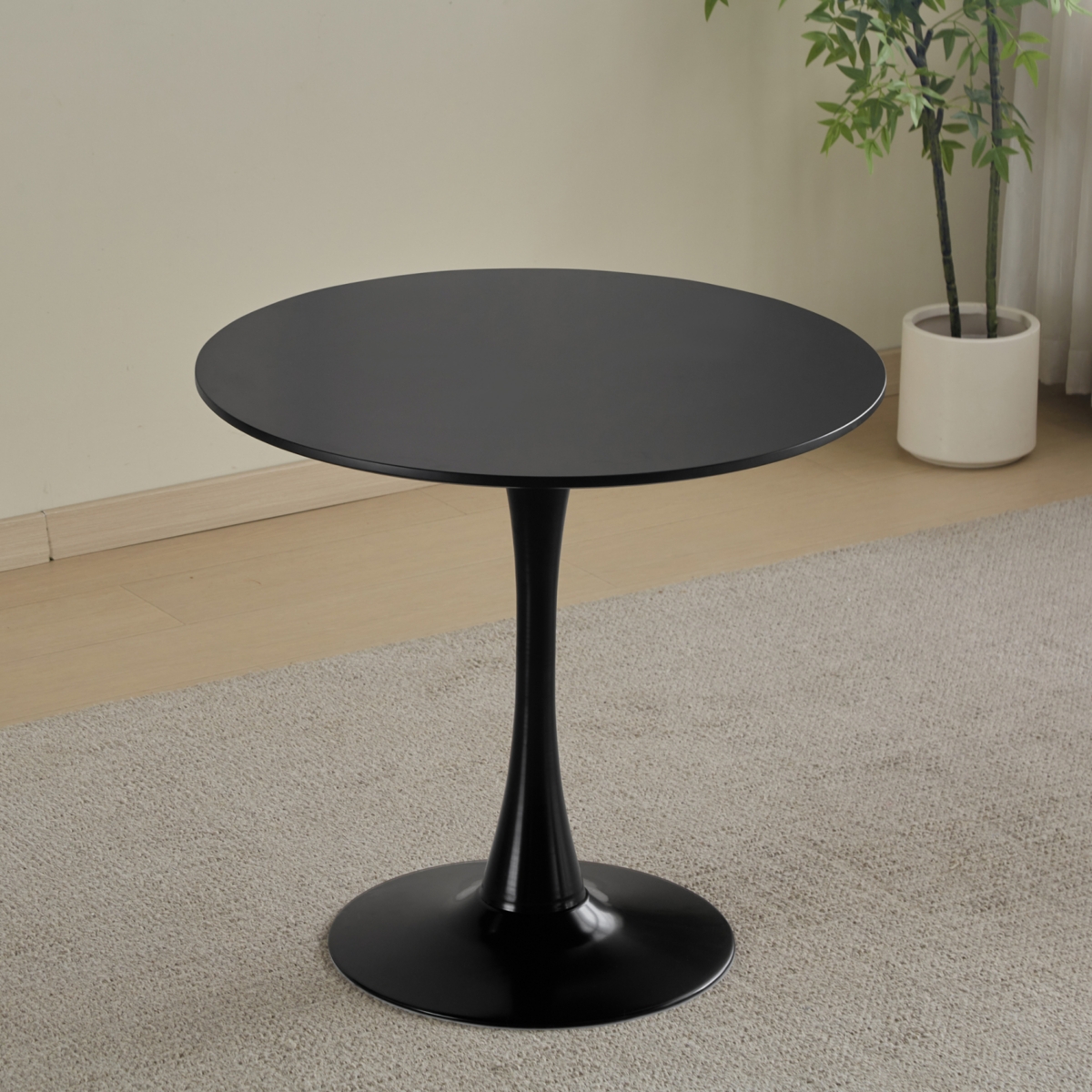 Click here for Streamdale Furniture Round Dining Table Small Blac... prices