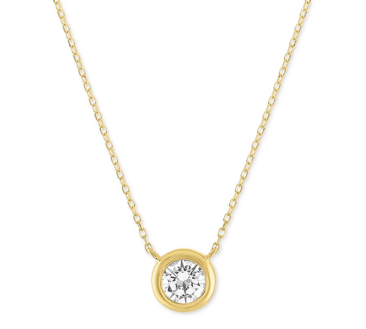 Click here for Forever Grown Diamonds Lab-Grown Diamond Bezel Nec... prices
