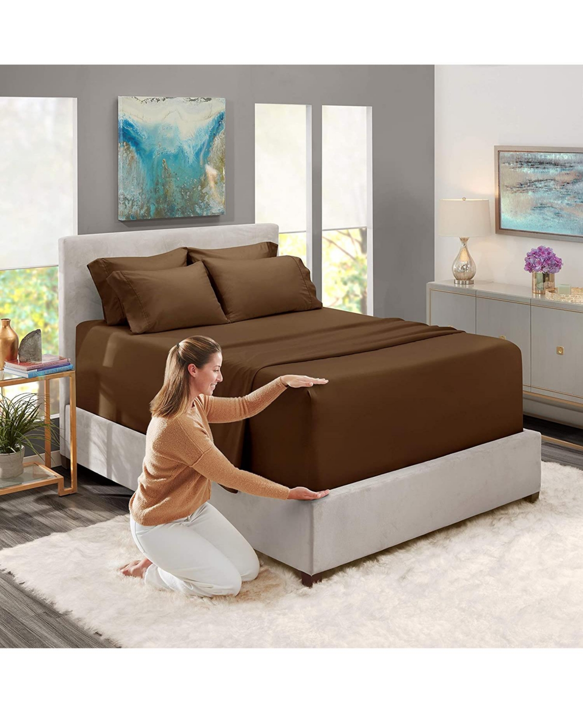Click here for Clara Clark Ultra Soft Extra Deep Pocket 6 Piece S... prices