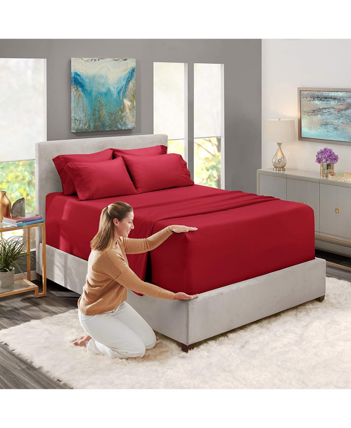 Click here for Clara Clark Ultra Soft Extra Deep Pocket 6 Piece S... prices