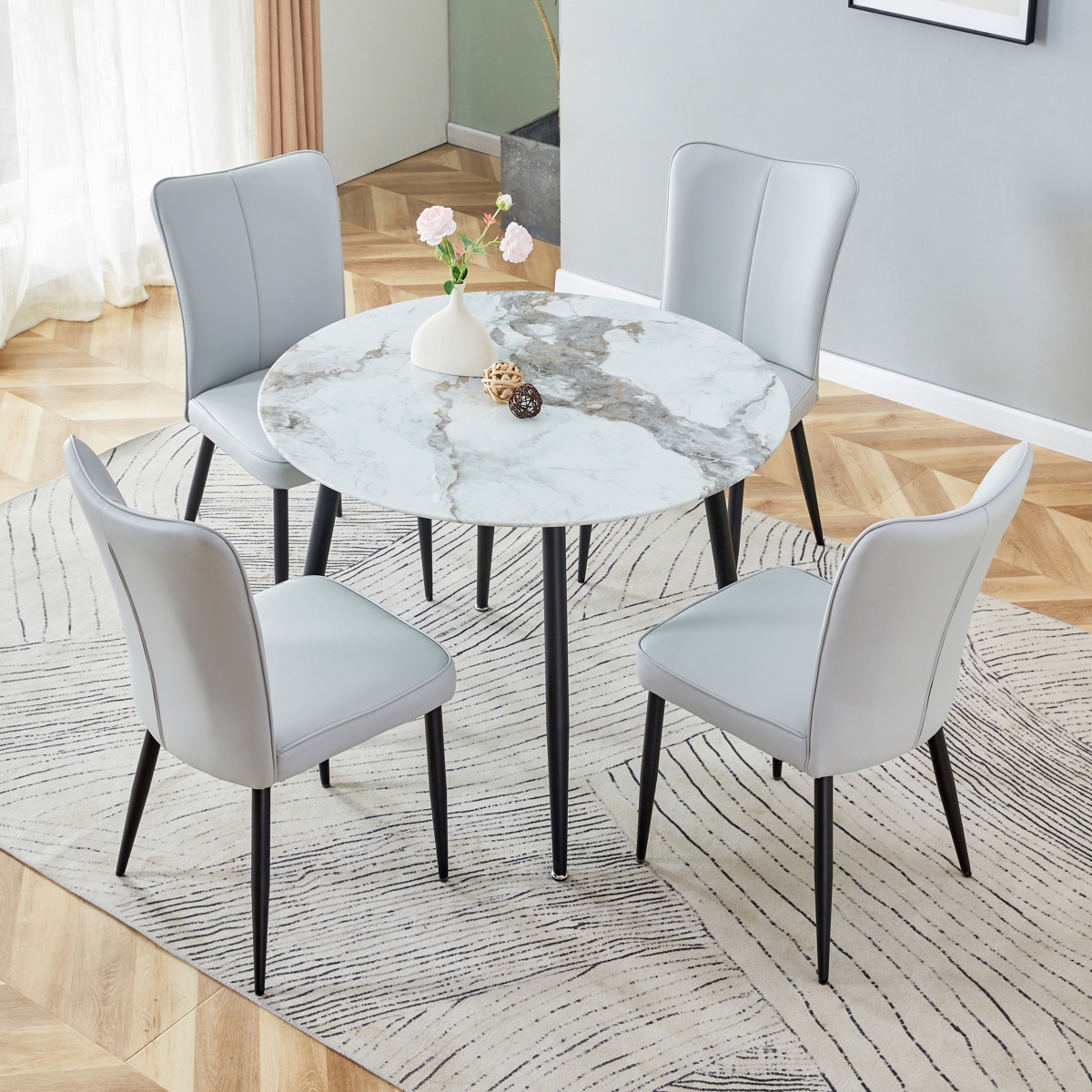 Click here for Streamdale Furniture Table and chair set. Large mo... prices