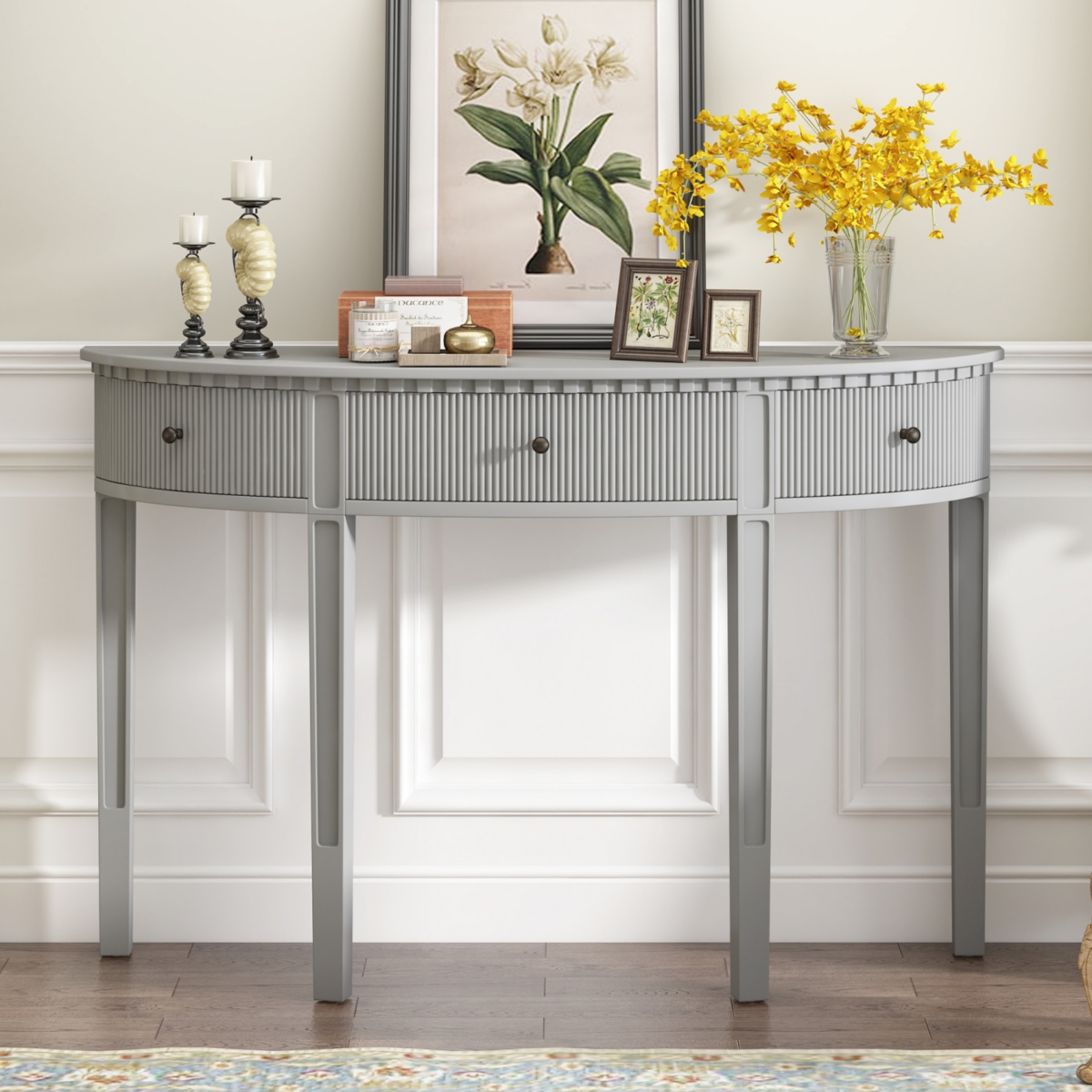 Click here for Distinctive Features of Pine Veneer Console Table... prices