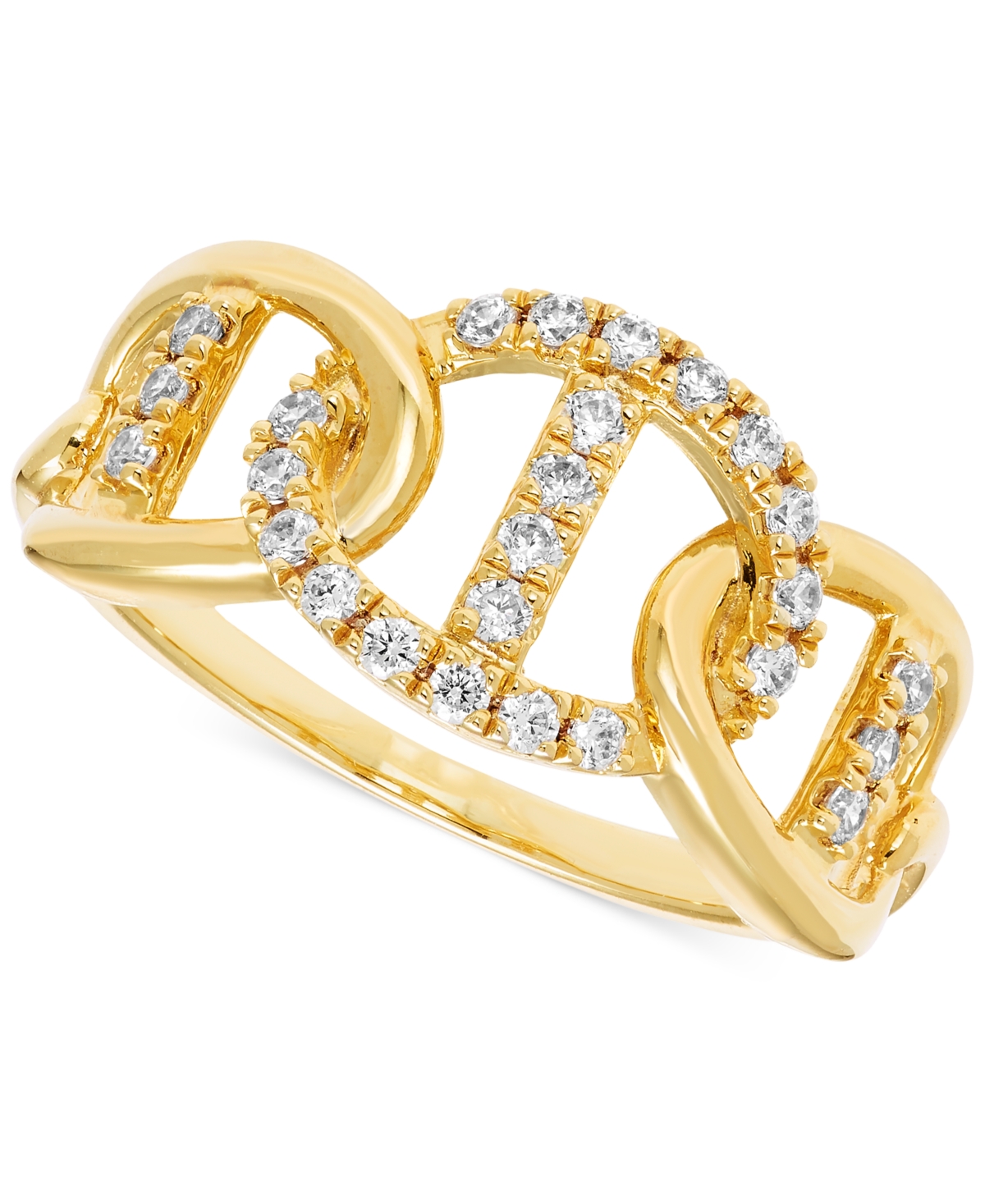 Click here for Diamond Mariner Link Chain Open Band (1/4 ct. t.w.... prices