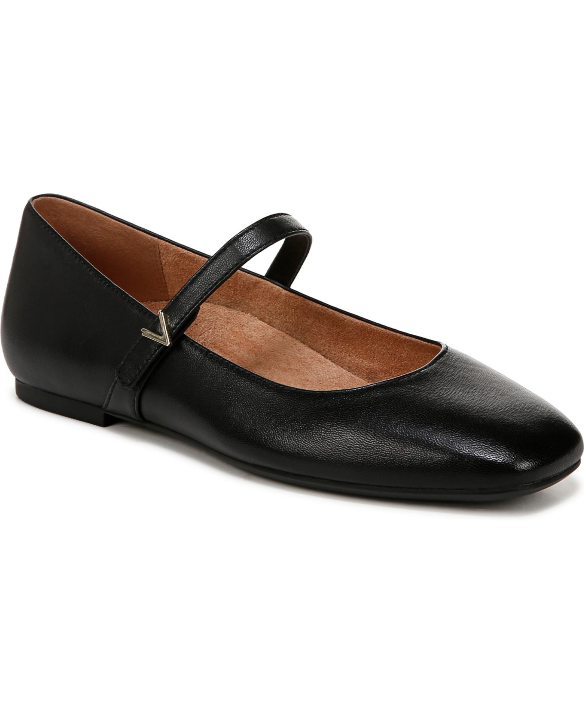 Click here for Vionic Womens Alameda Mary Jane Flats - Black leat... prices