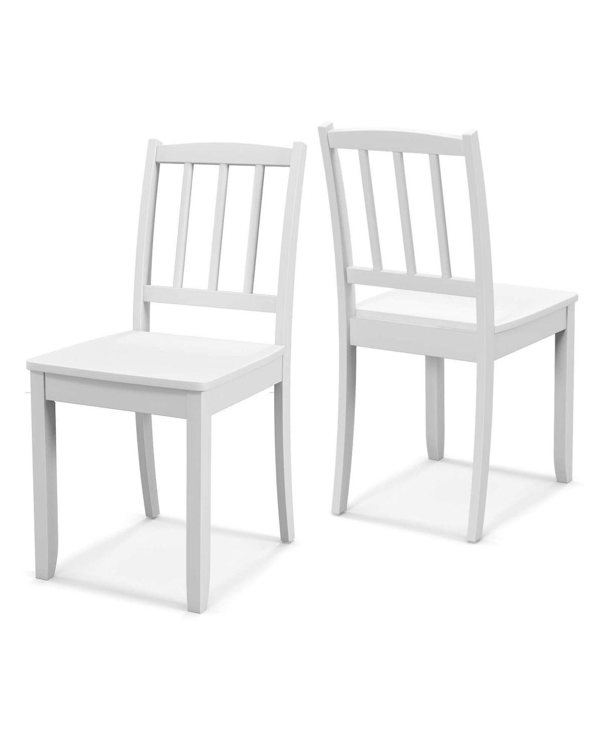 Click here for Wood Dining Chair Set of 2 with Rubber Wood Legs C... prices