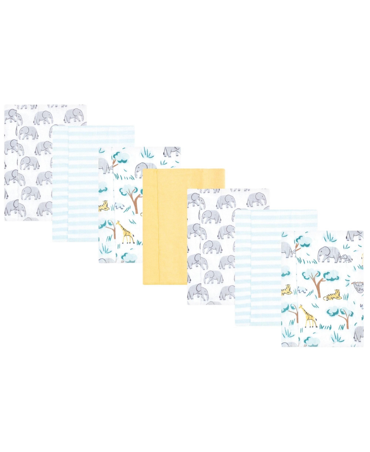 Click here for Hudson Baby Unisex 7-Count Cotton-Poly Flannel Bur... prices