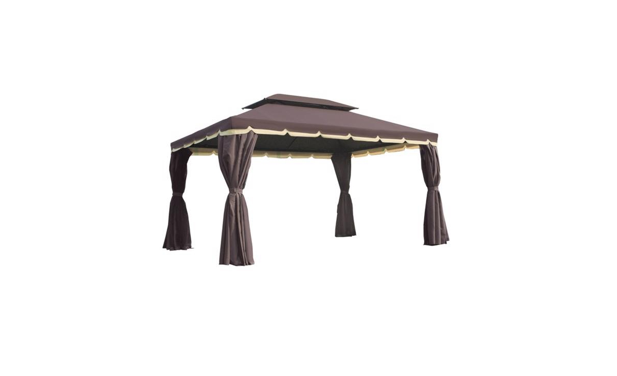 Click here for Slickblue Coffee-Colored Patio Gazebo for Stylish... prices