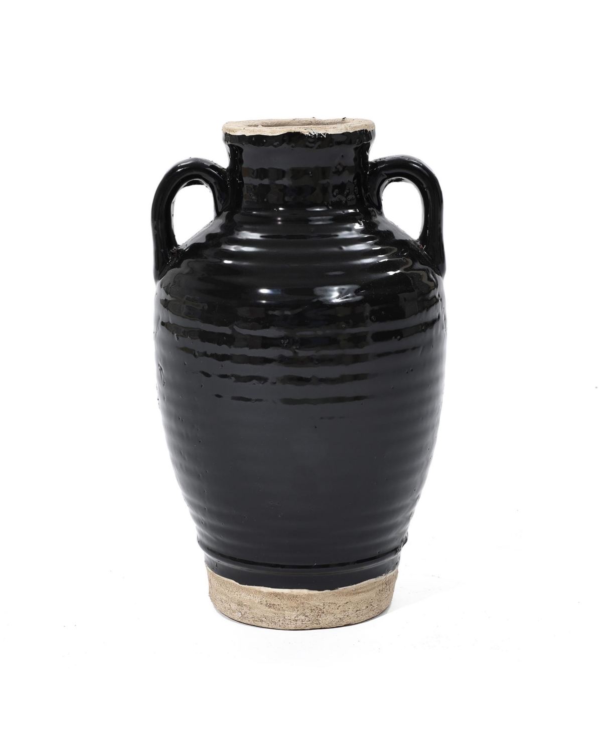 Click here for LuxenHome Black Jug 10-Inch Tall Terracotta Vase w... prices