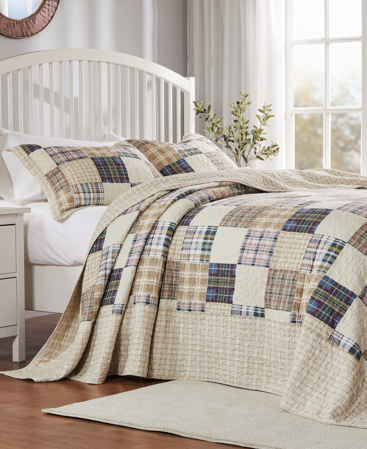 Click here for Greenland Home Fashions Oxford Traditional Plaid 3... prices