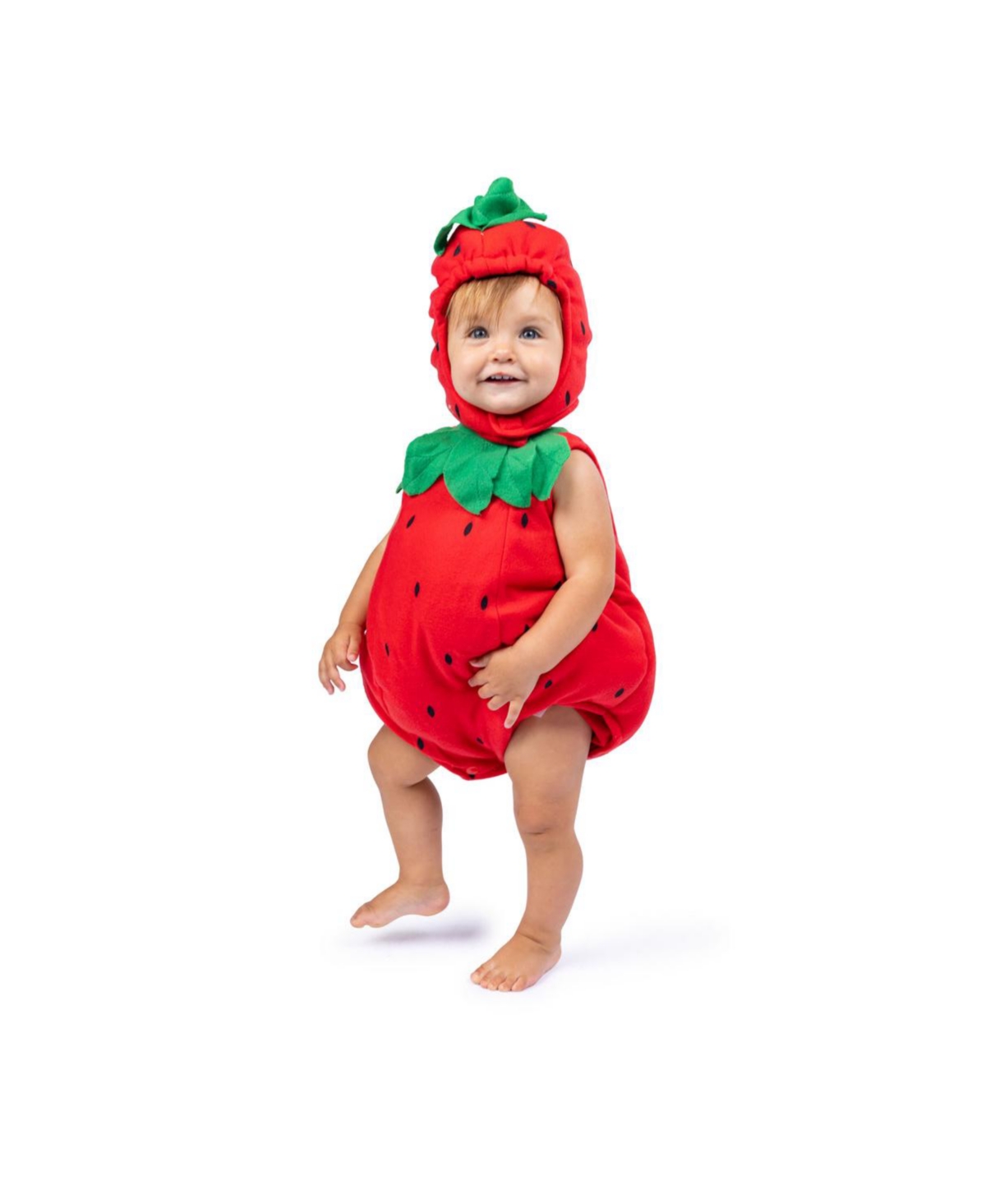 Click here for Dress Up America Strawberry Romper & Hood Costume... prices