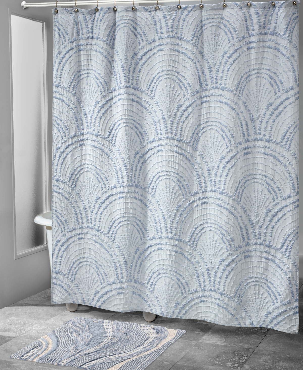 Click here for Avanti Modern Shells Shower Curtain  72 x 72 - Blu... prices
