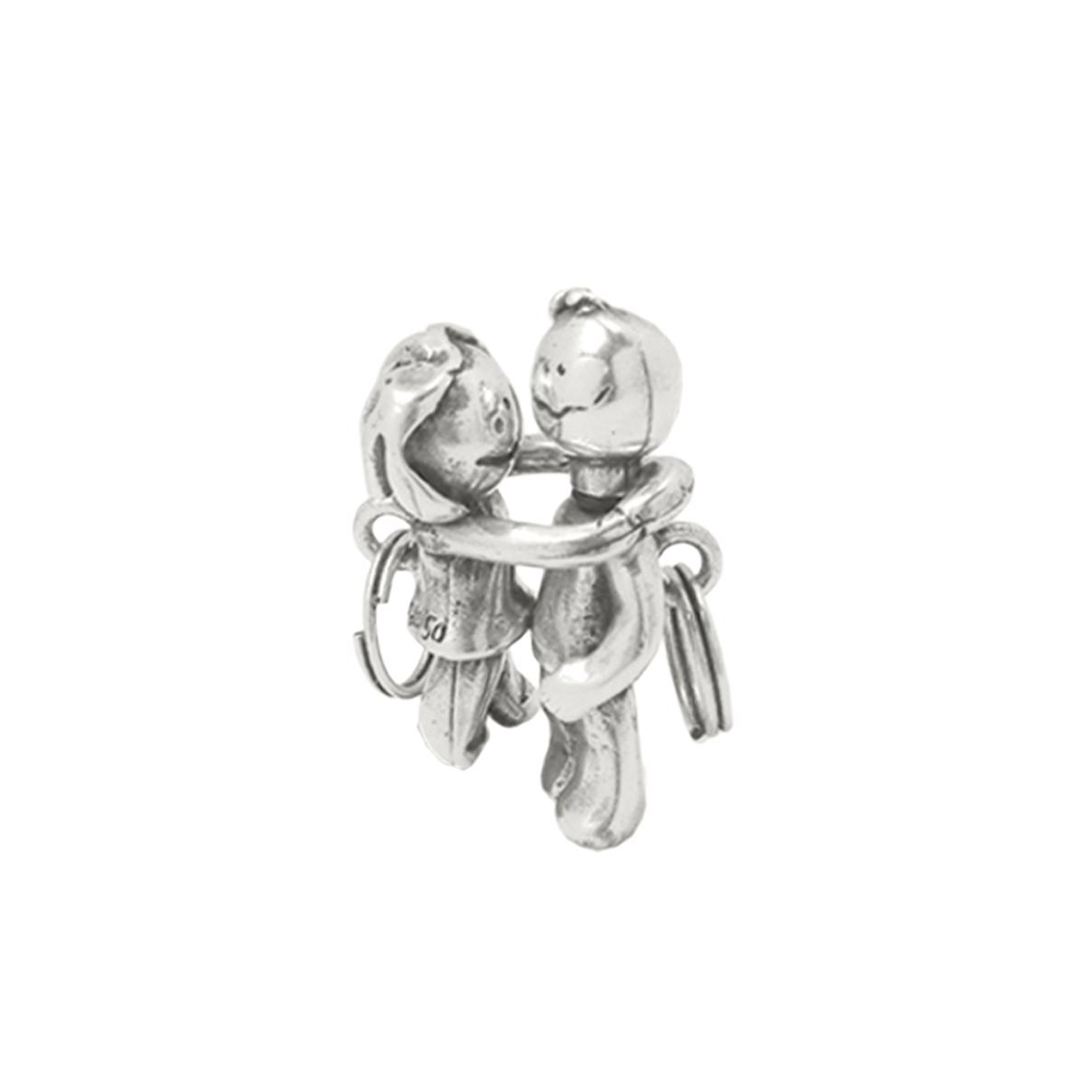 Click here for UNOde50 Sterling Silver-Plated Girl and Boy Key-Ri... prices