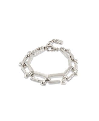UNOde50 Rectangular Nail Shaped Link Metal Bracelet - Macy's