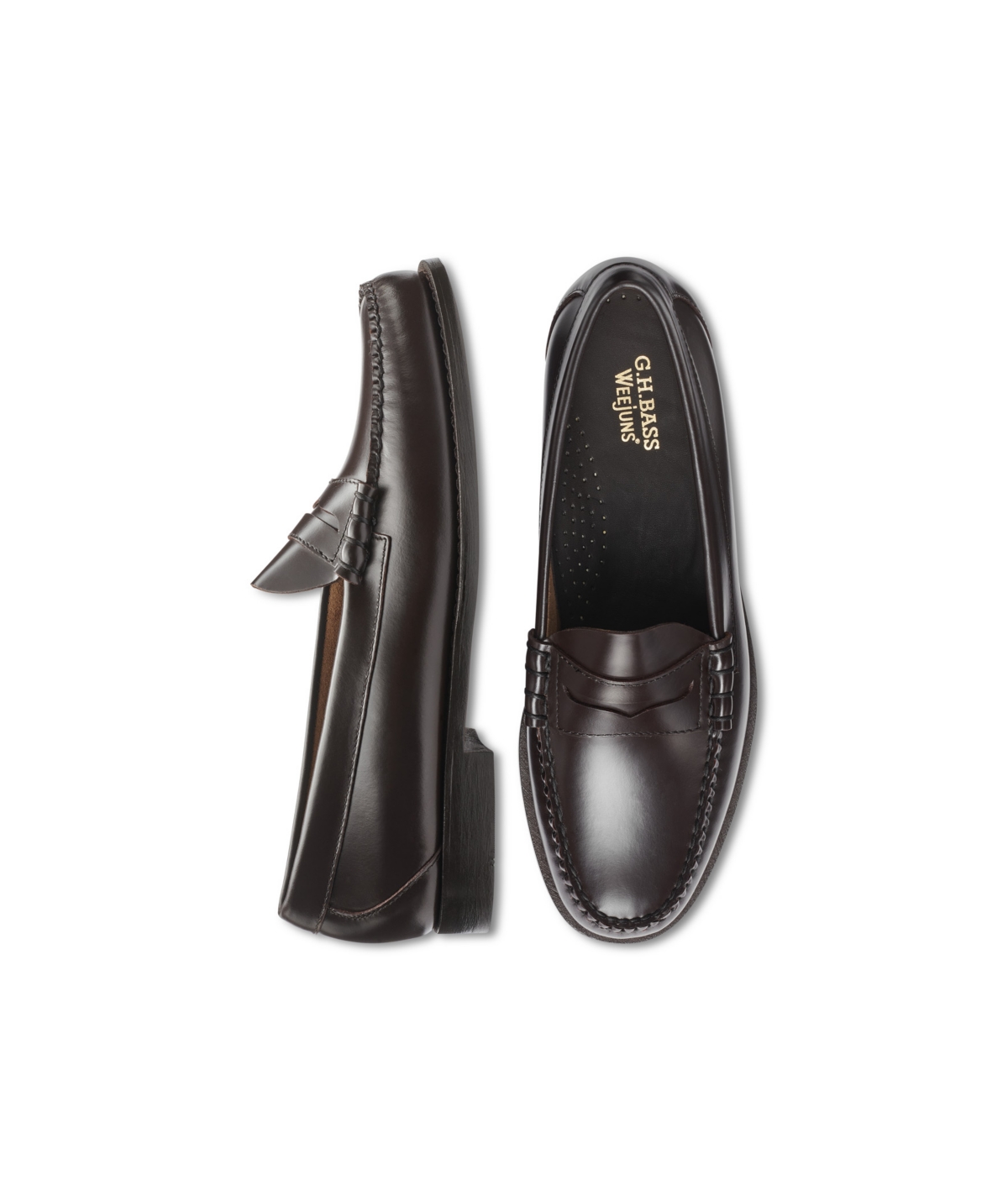 Gh Bass Men's Larson Weejuns Loafer In Dark Brown | ModeSens