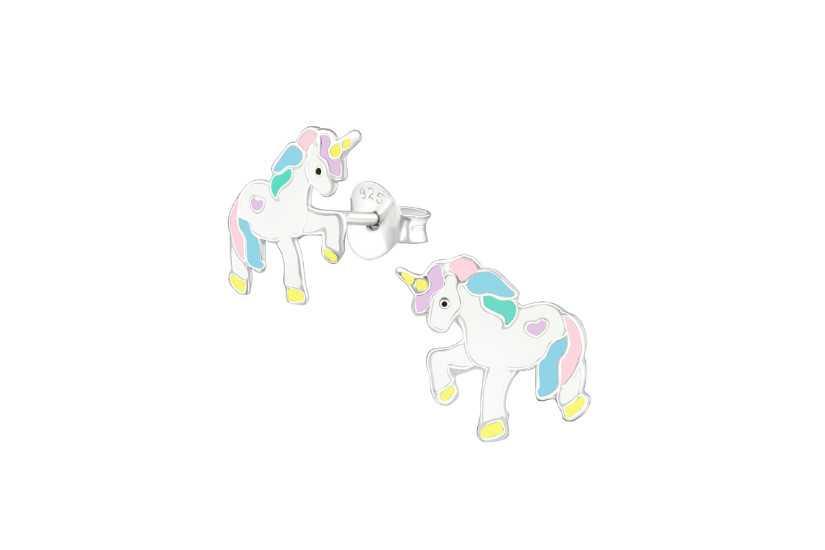 Click here for Lily Nily Girls Unicorn Stud Earrings in Sterling... prices