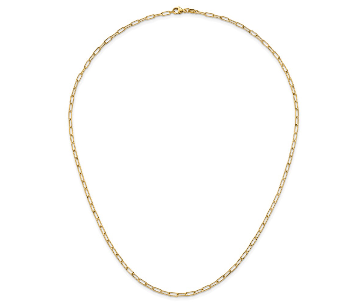 Click here for Diamond2Deal 18k Yellow Gold Polished 2.5mm Paperc... prices