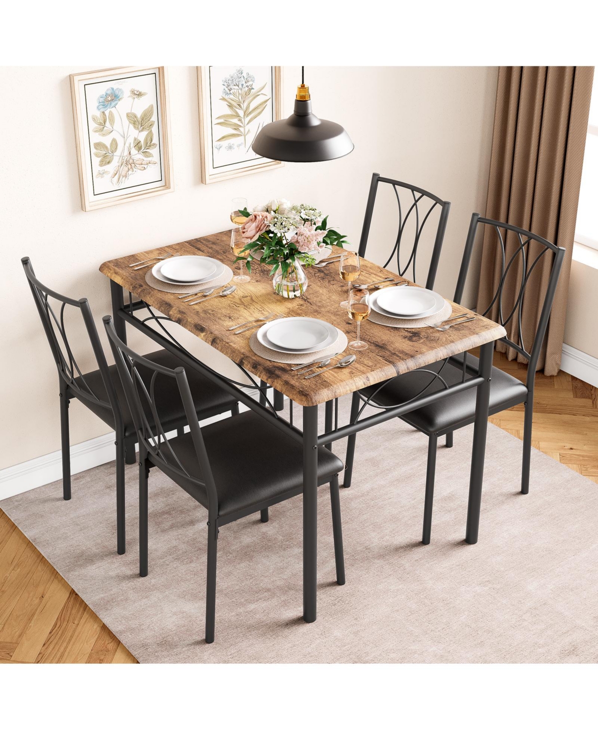 Click here for gaomon Dining Table Set for 4  Kitchen Table and C... prices