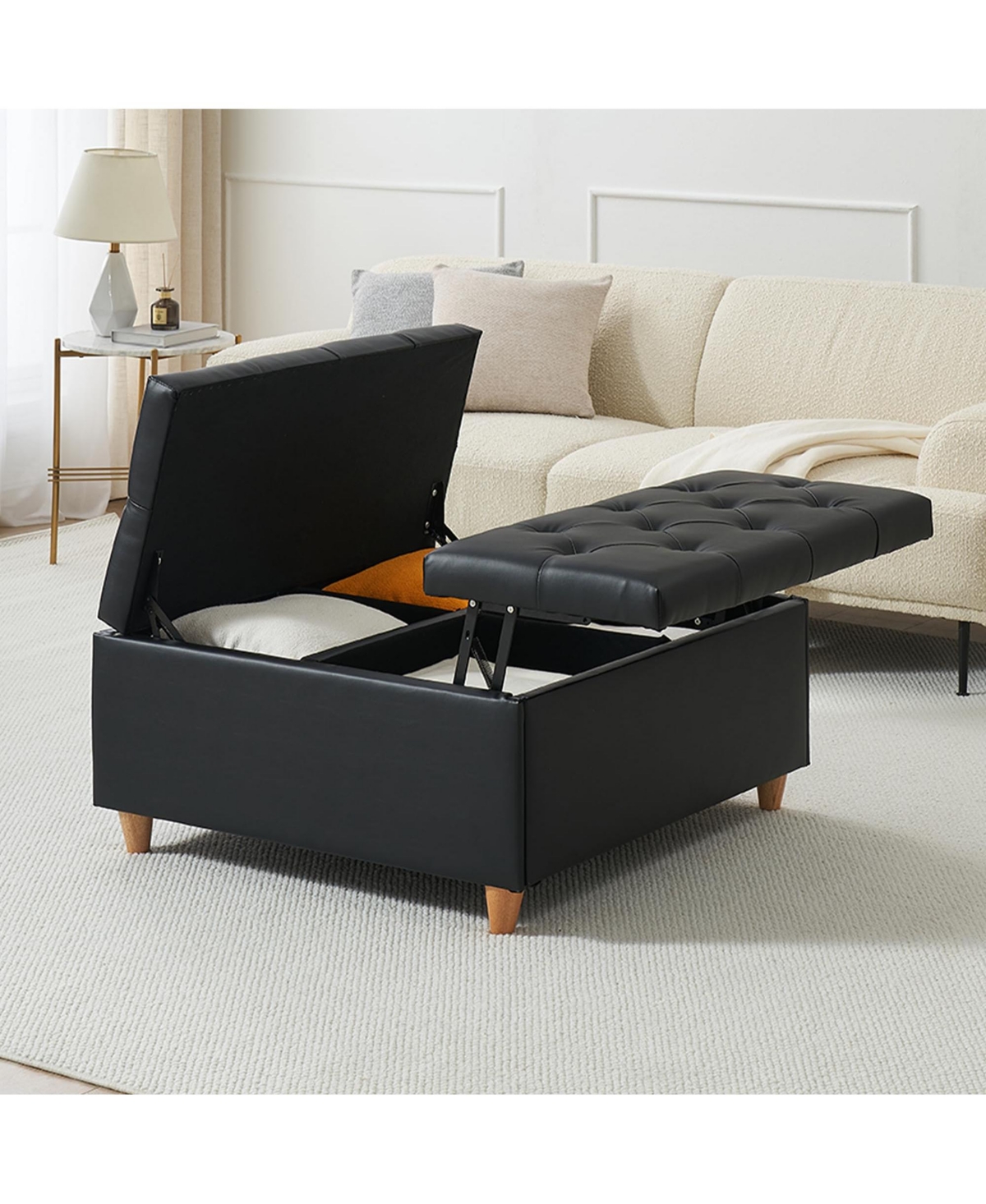 Click here for gaomon Ottoman Coffee Table with Lift Top  Sherpa... prices