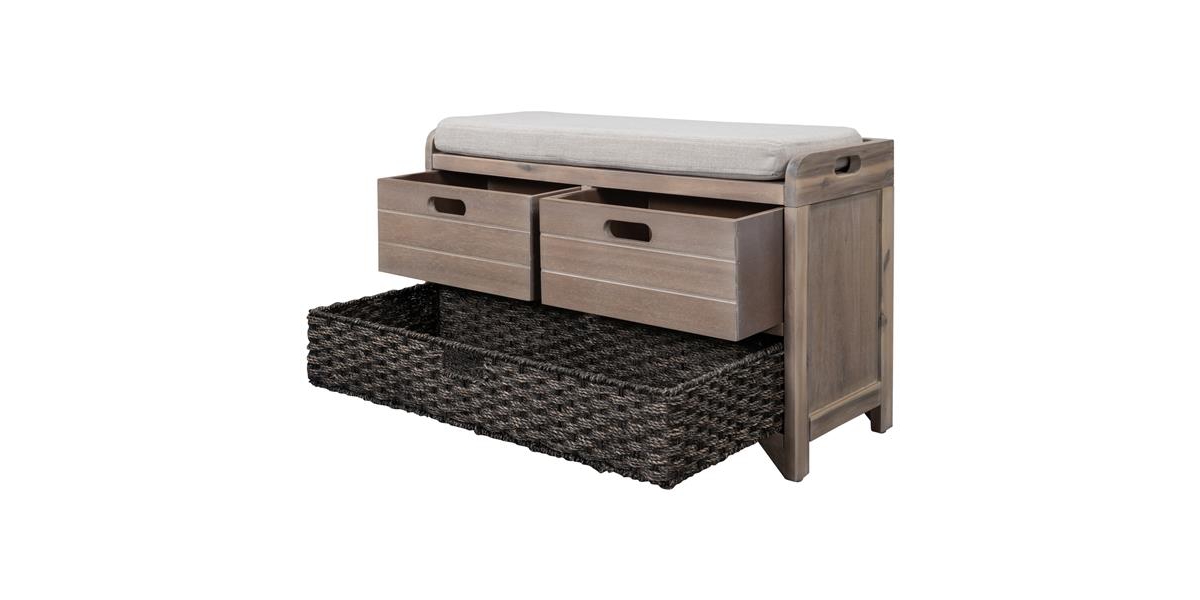 Click here for Slickblue Storage Bench with Removable Basket & 2... prices