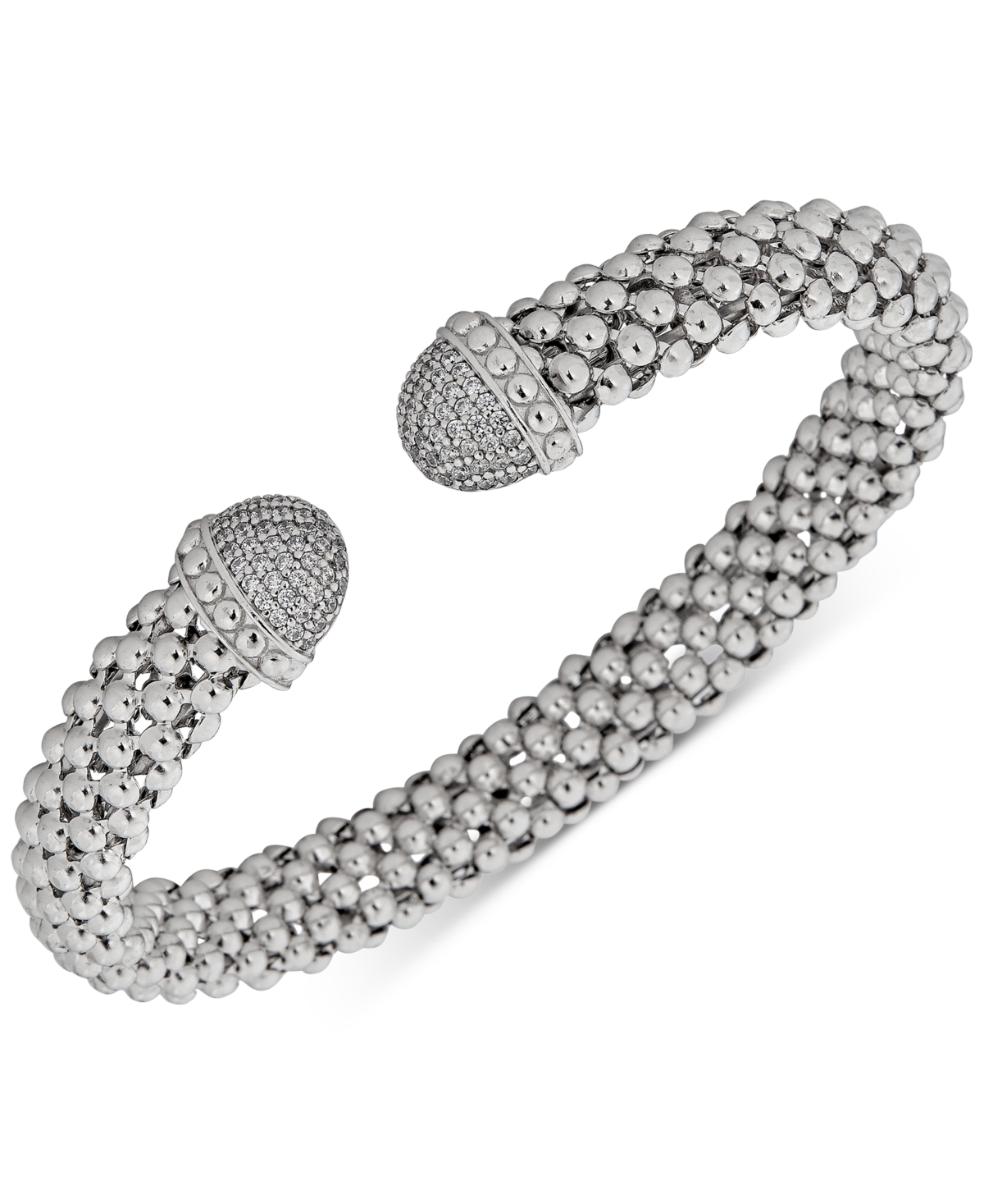 Click here for Diamond Mesh Cuff Bracelet (1/2 ct. t.w.) in Sterl... prices
