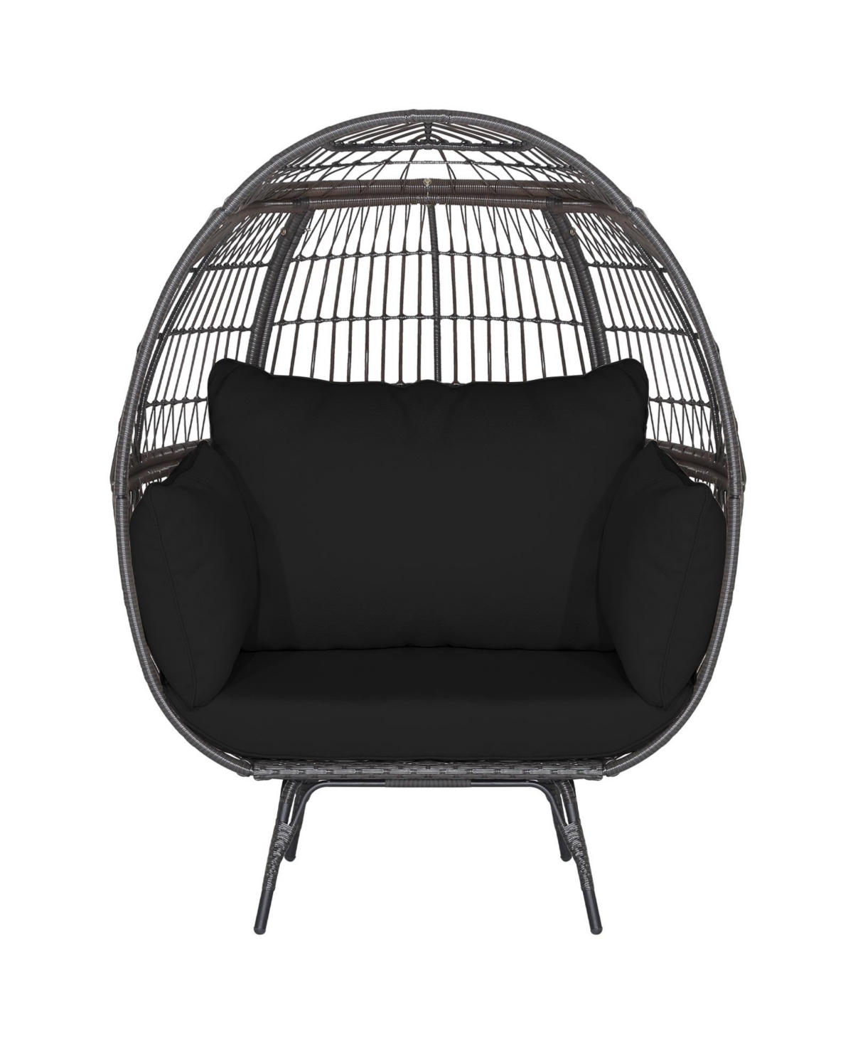 Click here for Sugift Oversized Indoor Wicker Egg Chair with Stur... prices