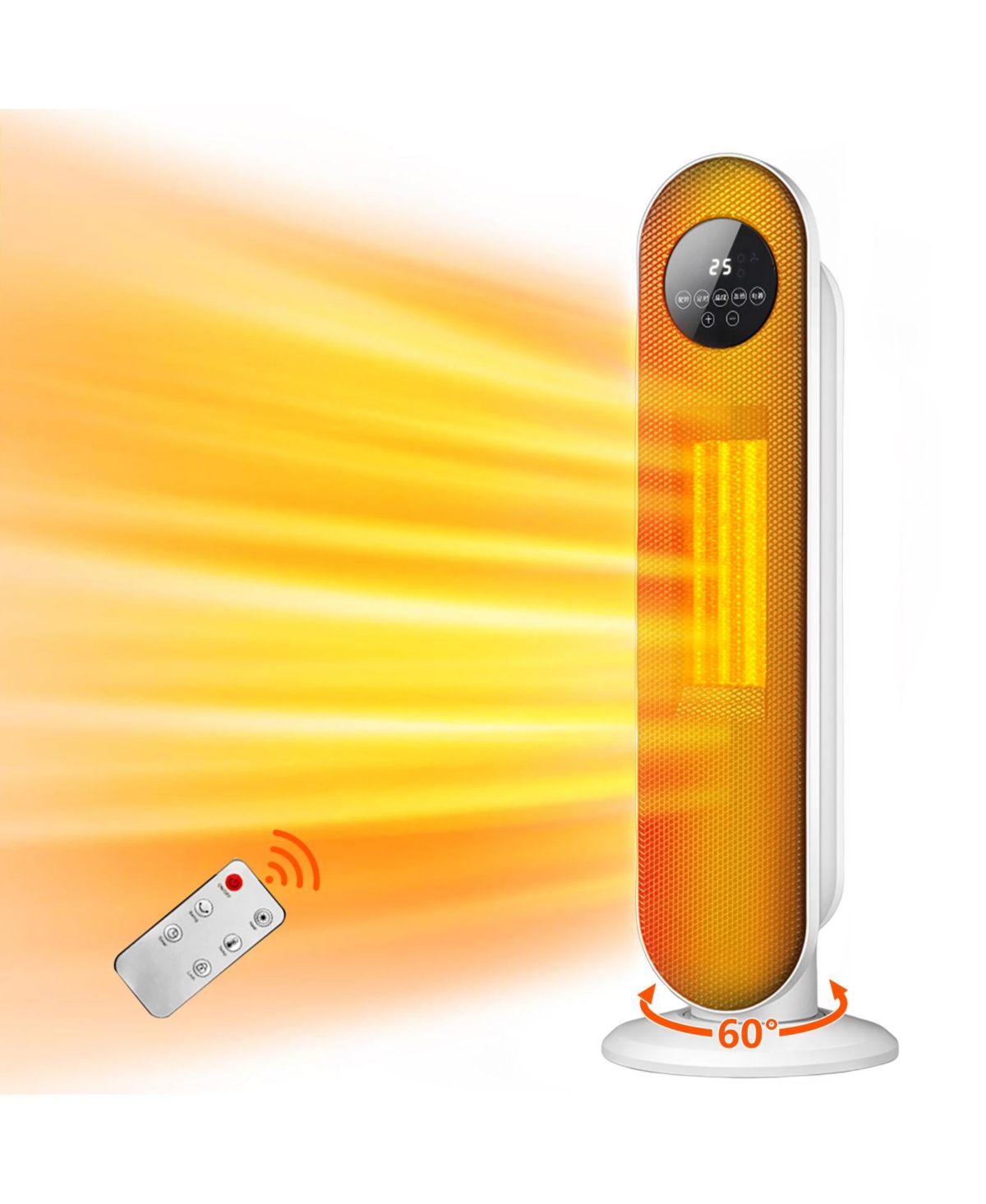 Click here for Sugift 1500W Portable Oscillating Electric Space H... prices