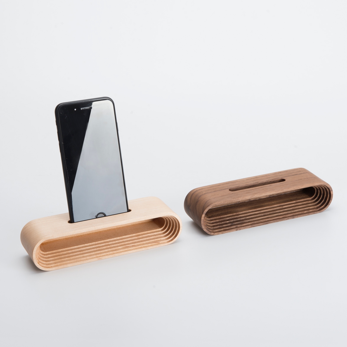 Click here for Decent Living Wood Phone Speaker Base - Solid Mapl... prices