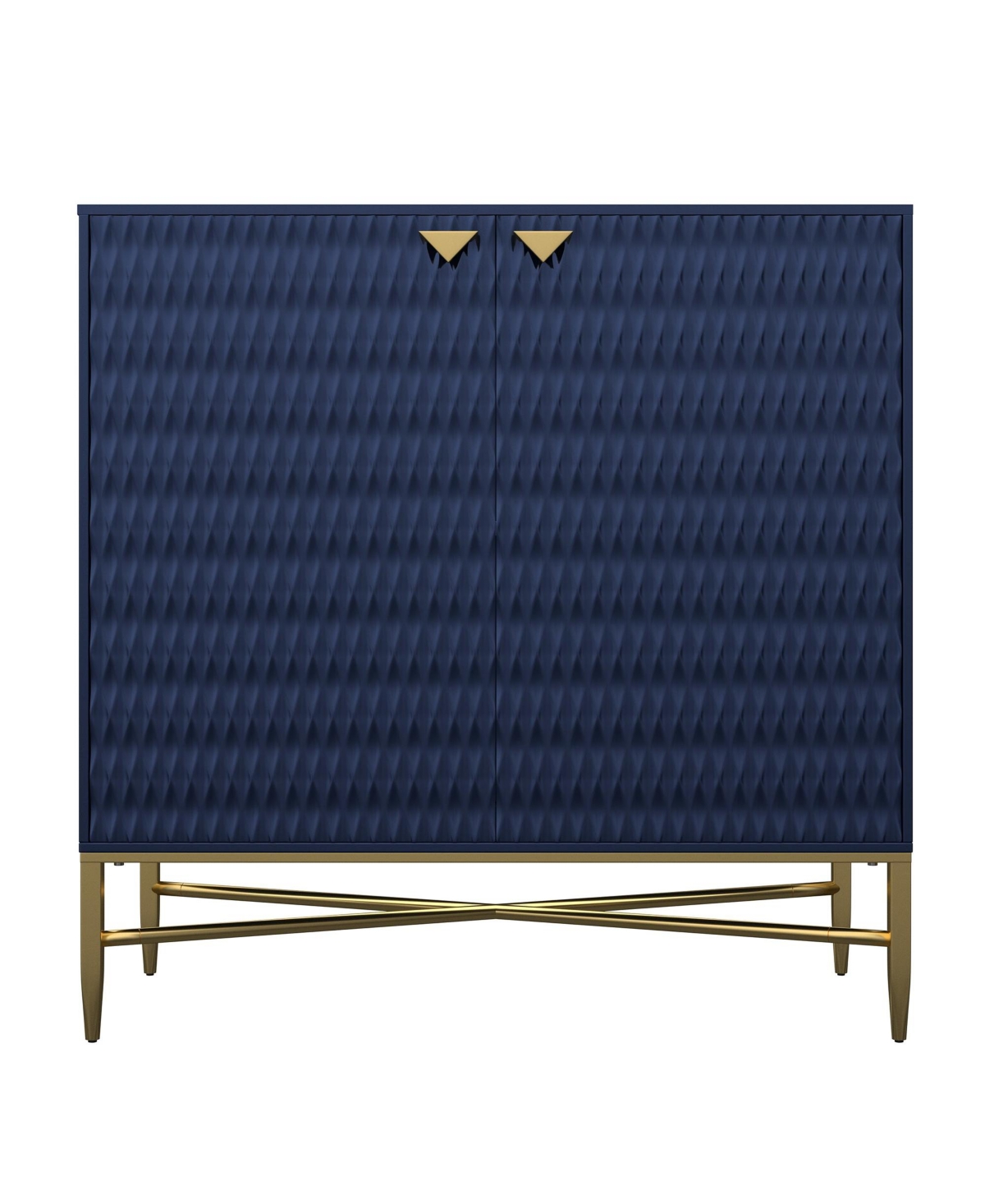 Click here for Boyel Living 2 Door Locker Accent Cabinet - Navy prices