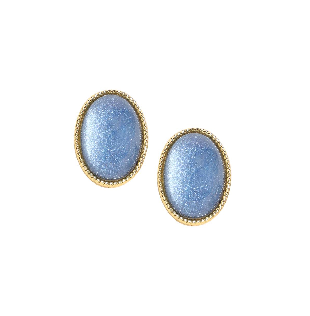 Click here for Sohi Womens Victorian Stud Earrings - Blue prices