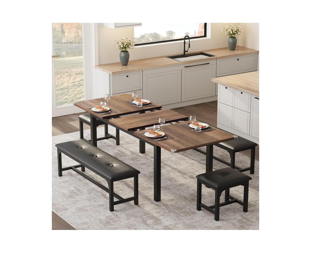 Click here for gaomon 5-Piece Dining Table Set for 4-6  63 Extend... prices