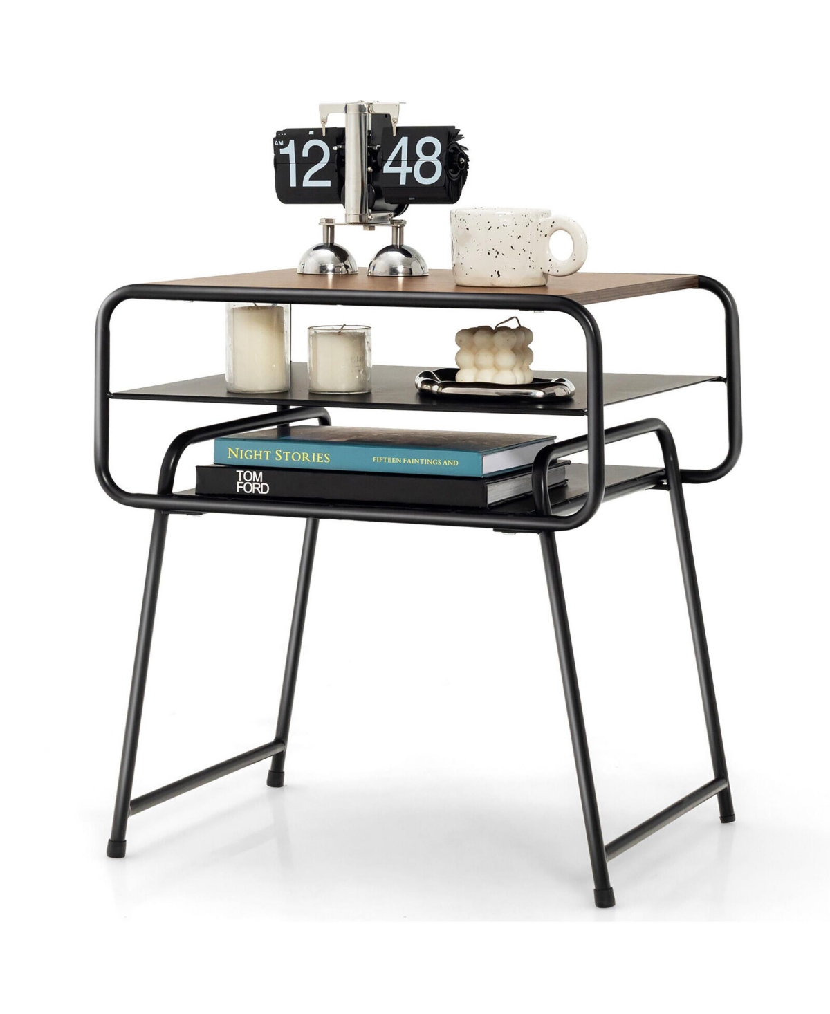 Click here for Gymax 3-tier Side End Sofa Display Table Compact N... prices