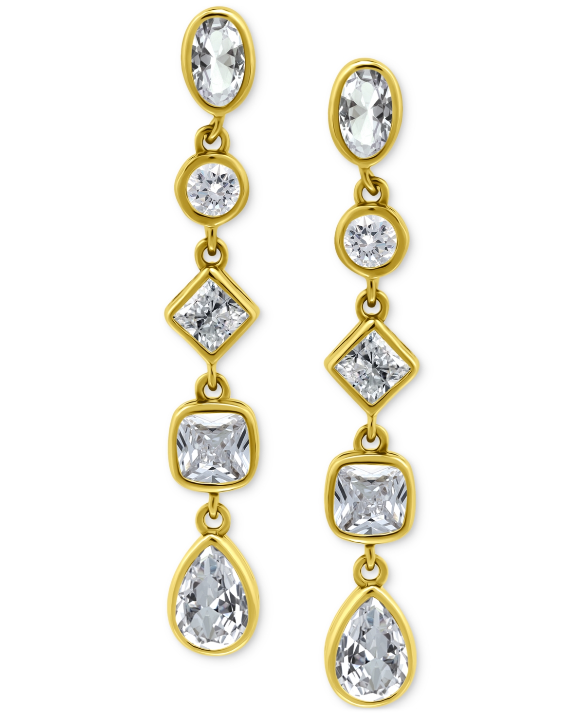 Click here for Giani Bernini Cubic Zirconia Linear Drop Earrings... prices