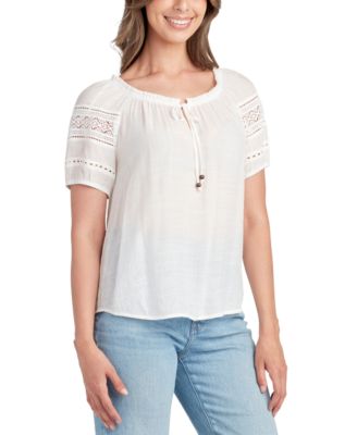 Banded Bottom Tops - Macy's