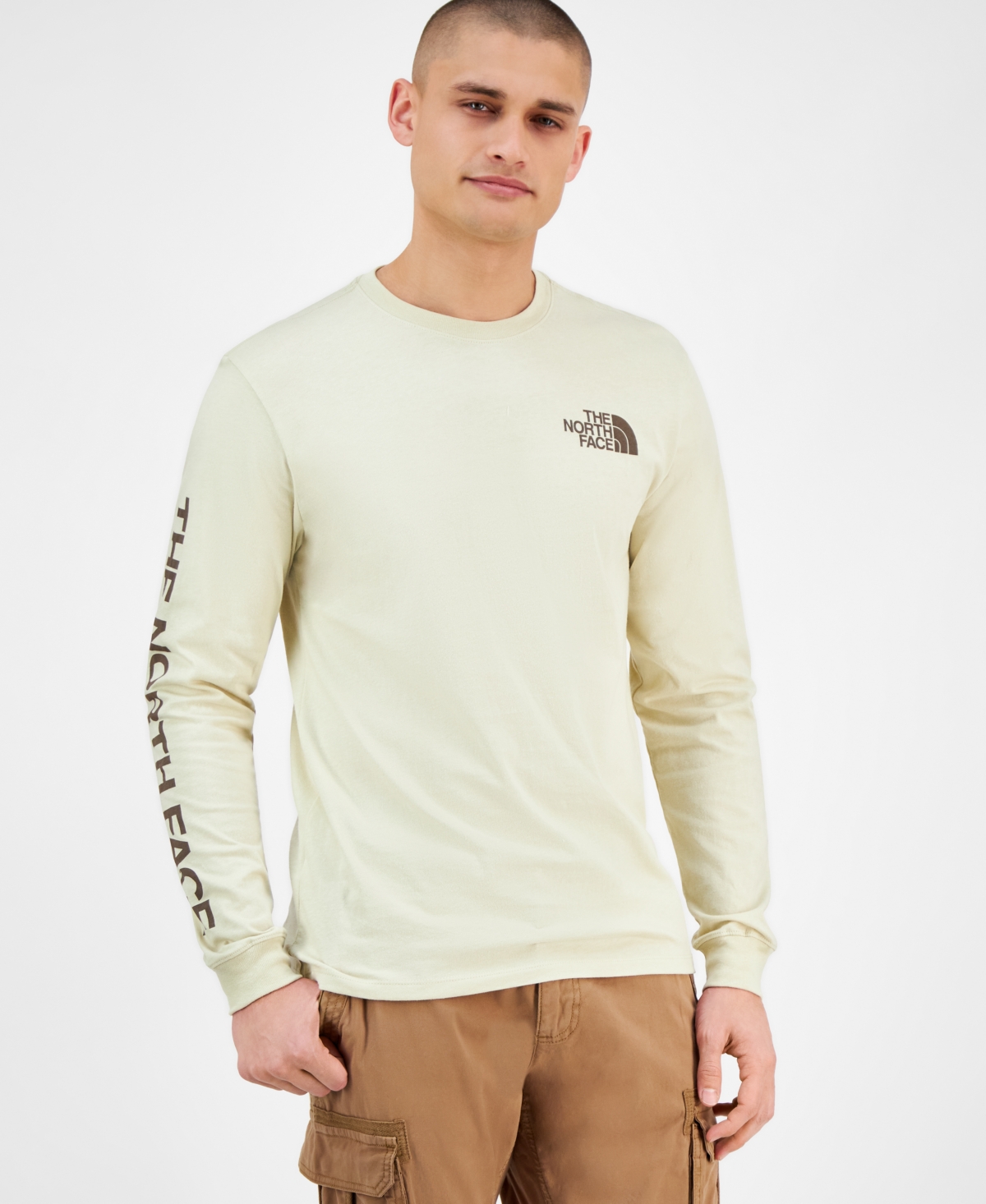 Click here for The North Face Mens Graphic Long-Sleeve hit T-Shir... prices