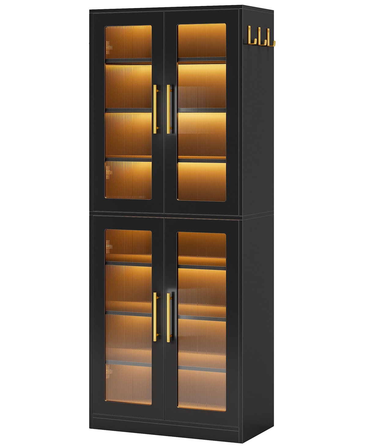 Click here for Tribesigns Tall Shoe Cabinet with Acrylic Doors an... prices