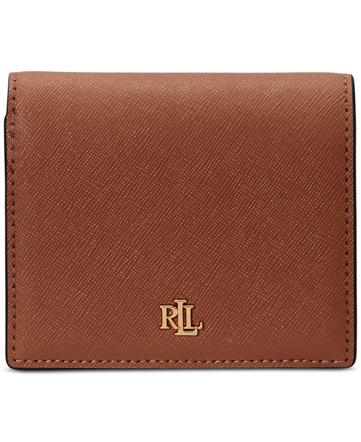 Click here for Lauren Ralph Lauren Crosshatch Leather Compact Wal... prices