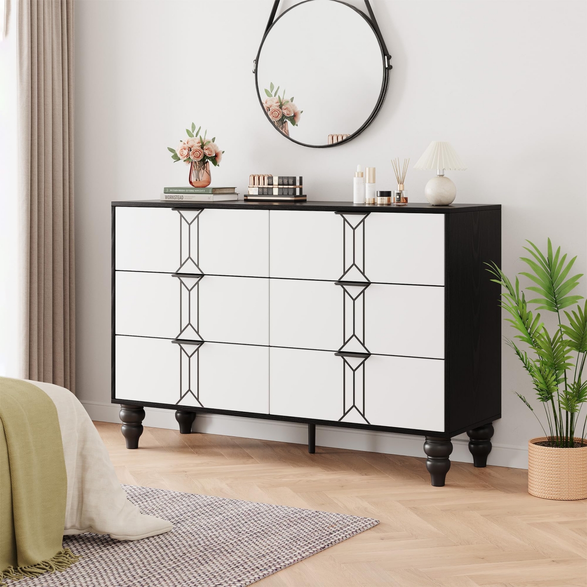 Click here for gaomon 6 Drawer Dresser With Deep Drawers For Bedr... prices