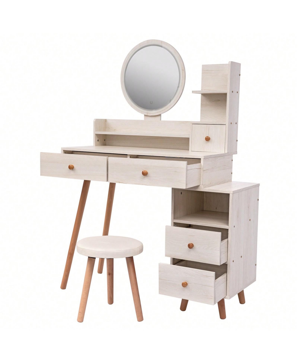 Click here for gaomon Stylish Bedroom Vanity Table With Cushioned... prices